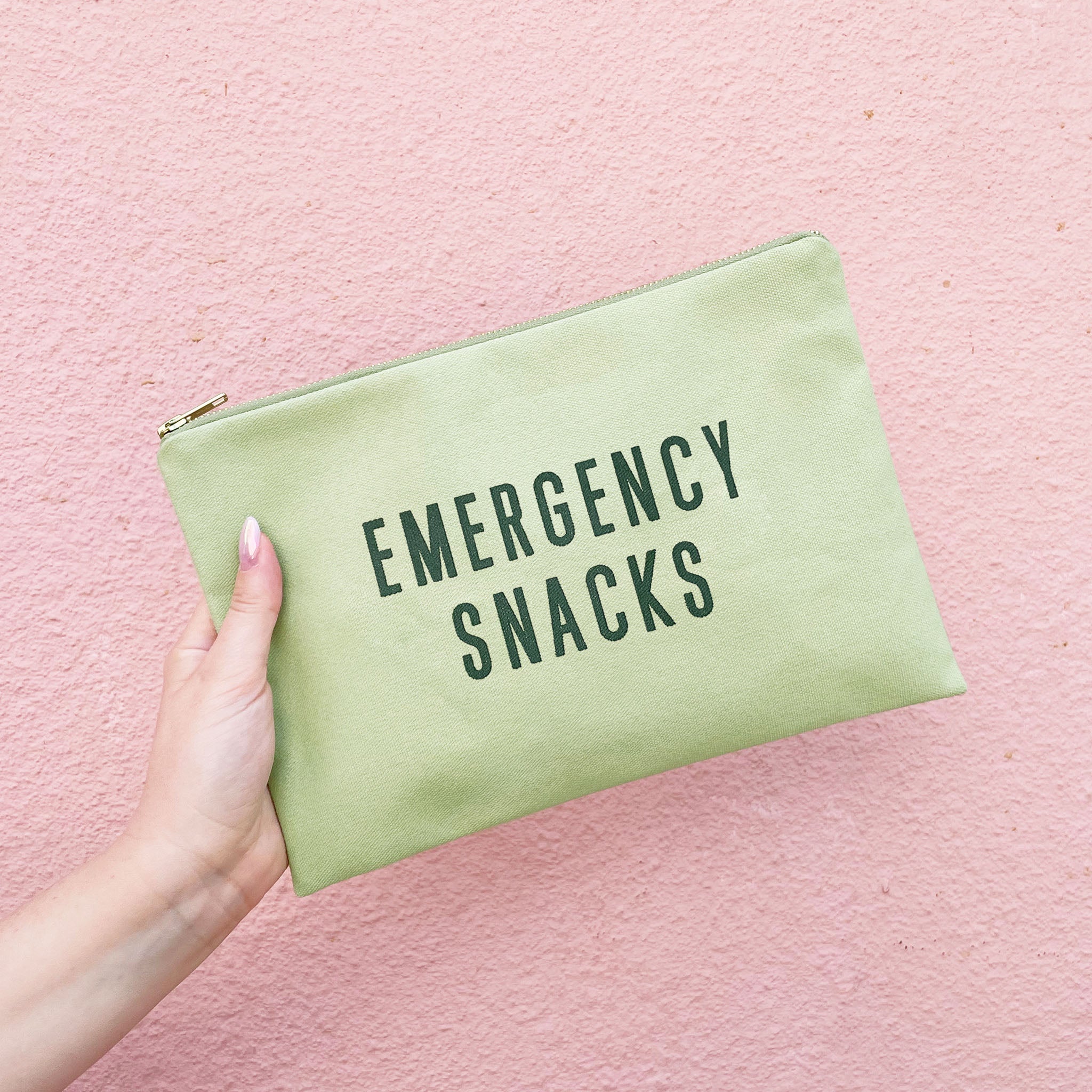 Emergency Snacks - Canvas Pouch – Alphabet Bags