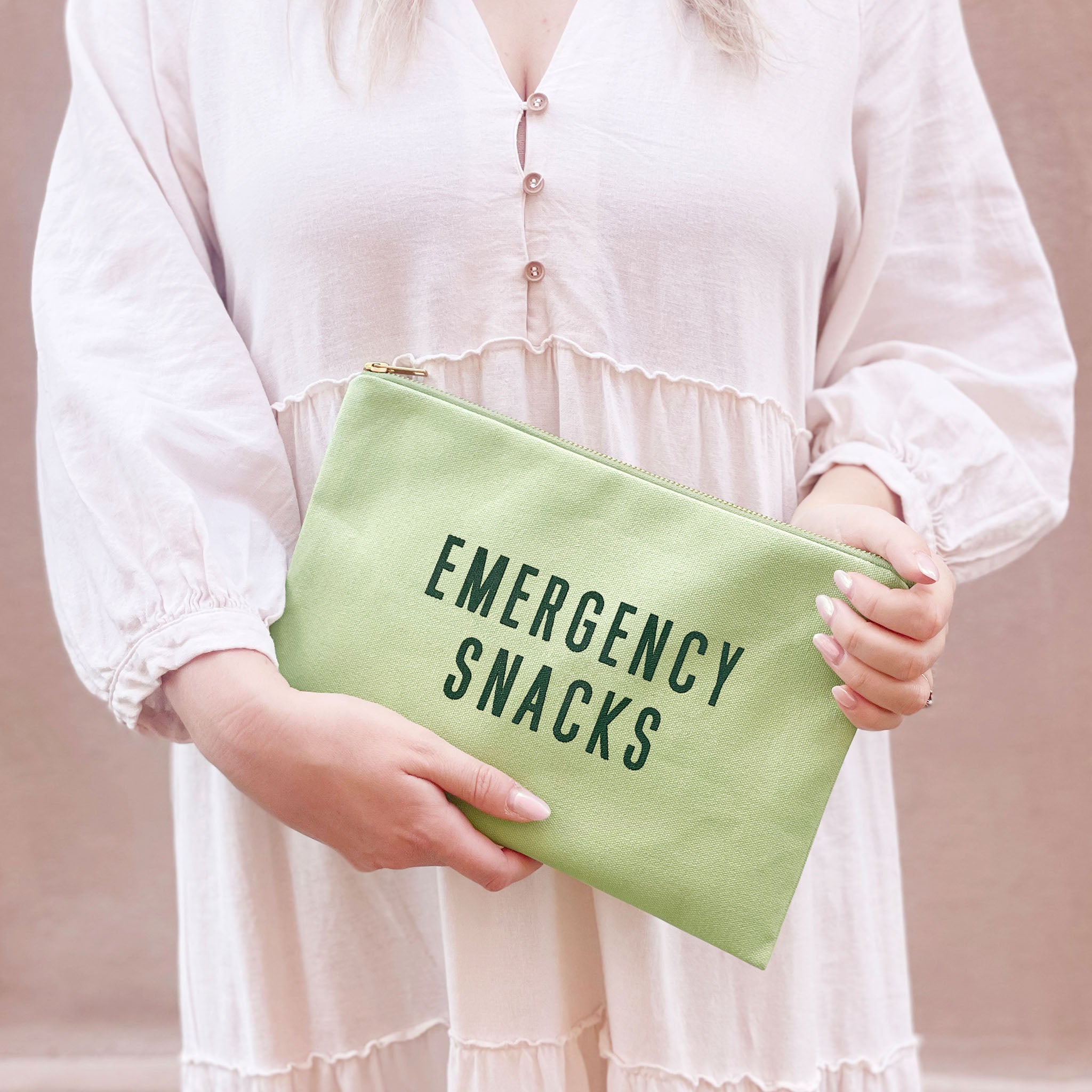 Emergency Snacks - Canvas Pouch – Alphabet Bags