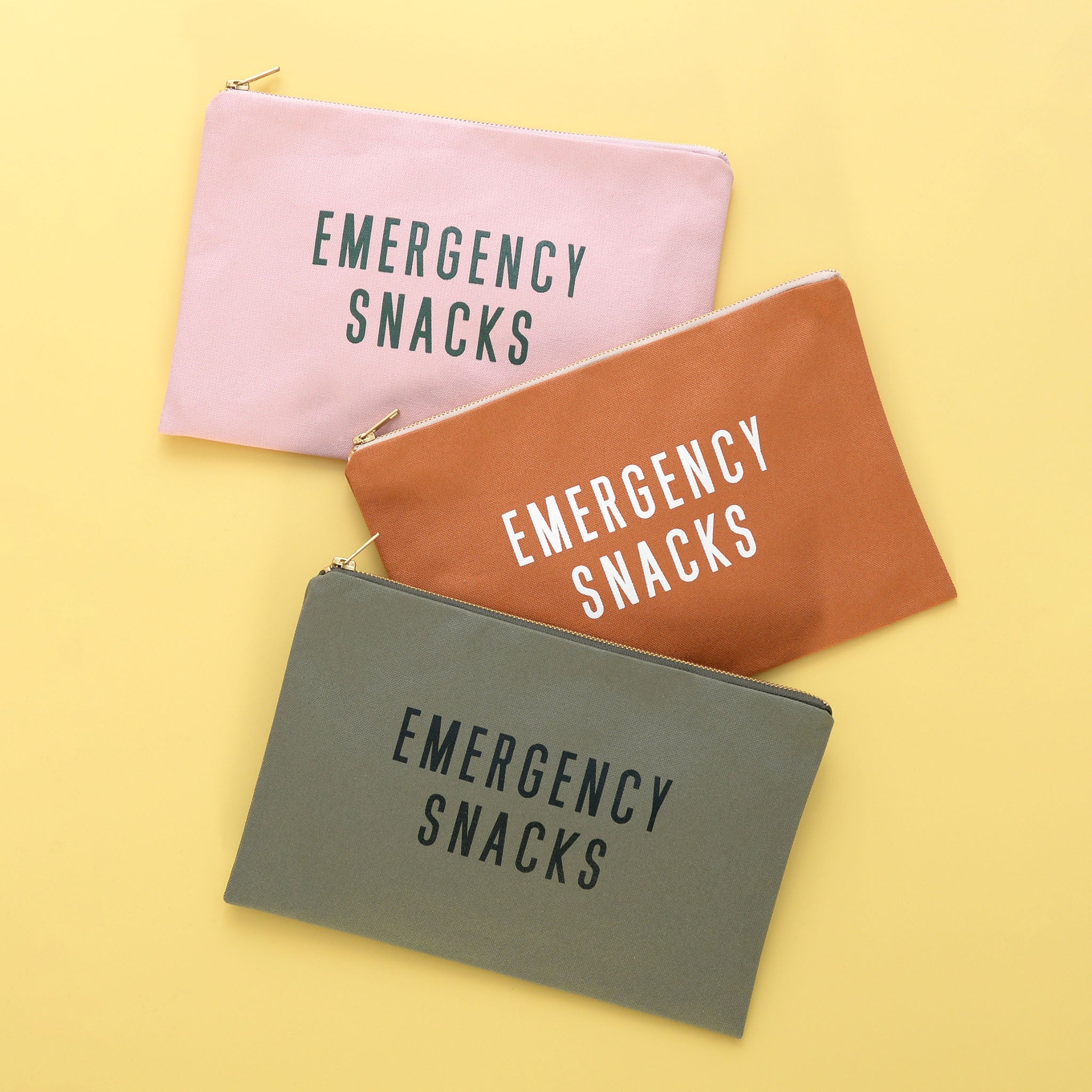 Emergency Snacks - Canvas Pouch – Alphabet Bags