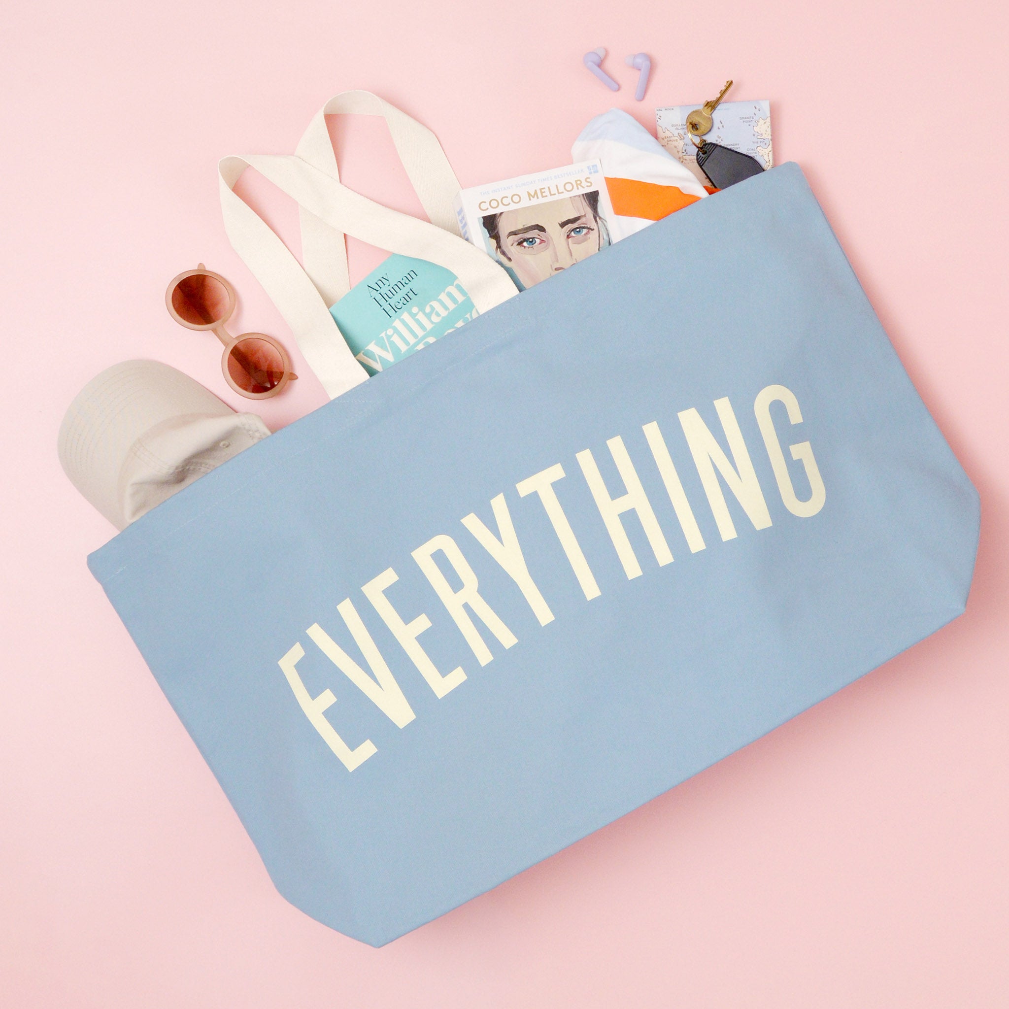 Everything - Light Blue REALLY Big Bag – Alphabet Bags