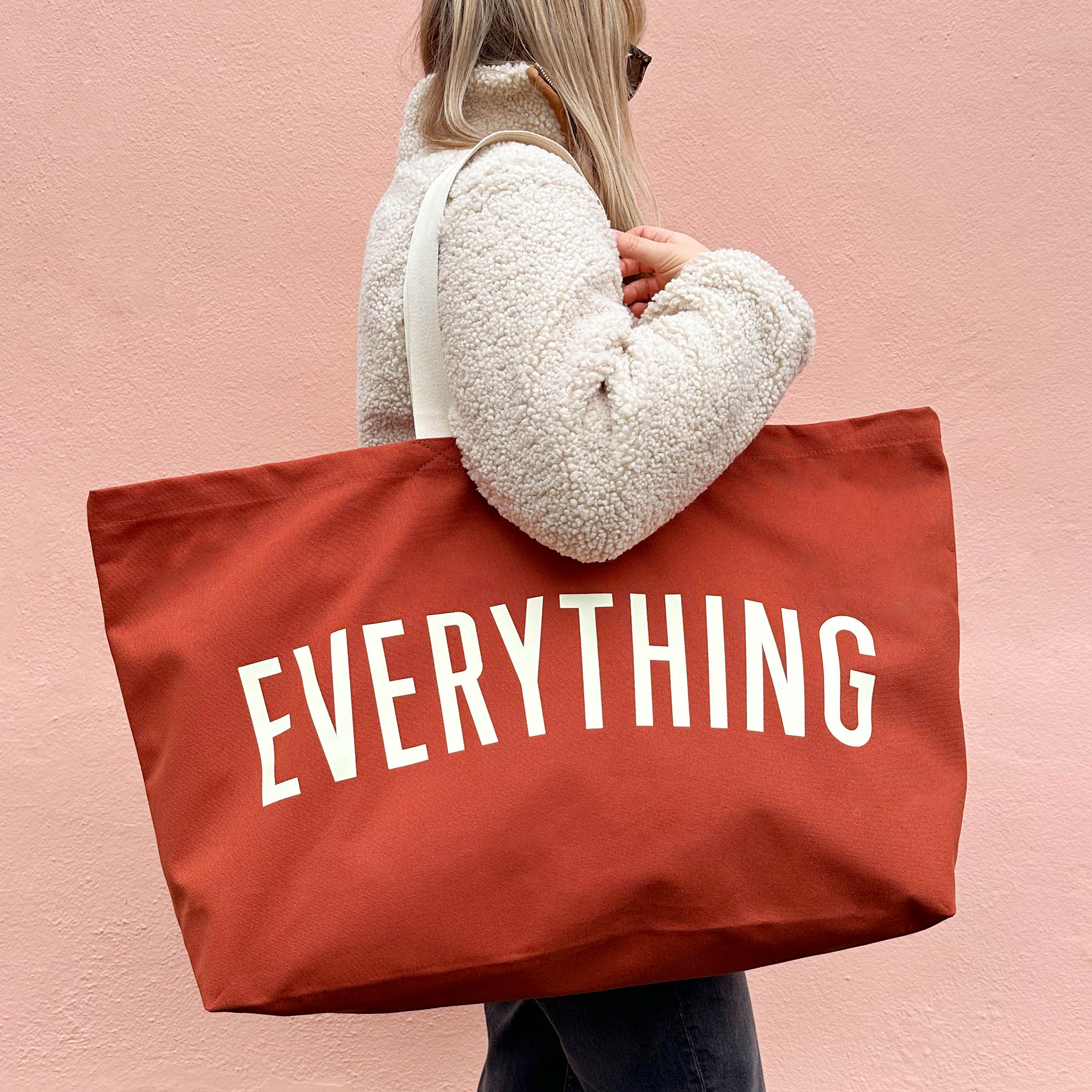 Everything - Rust REALLY Big Bag – Alphabet Bags