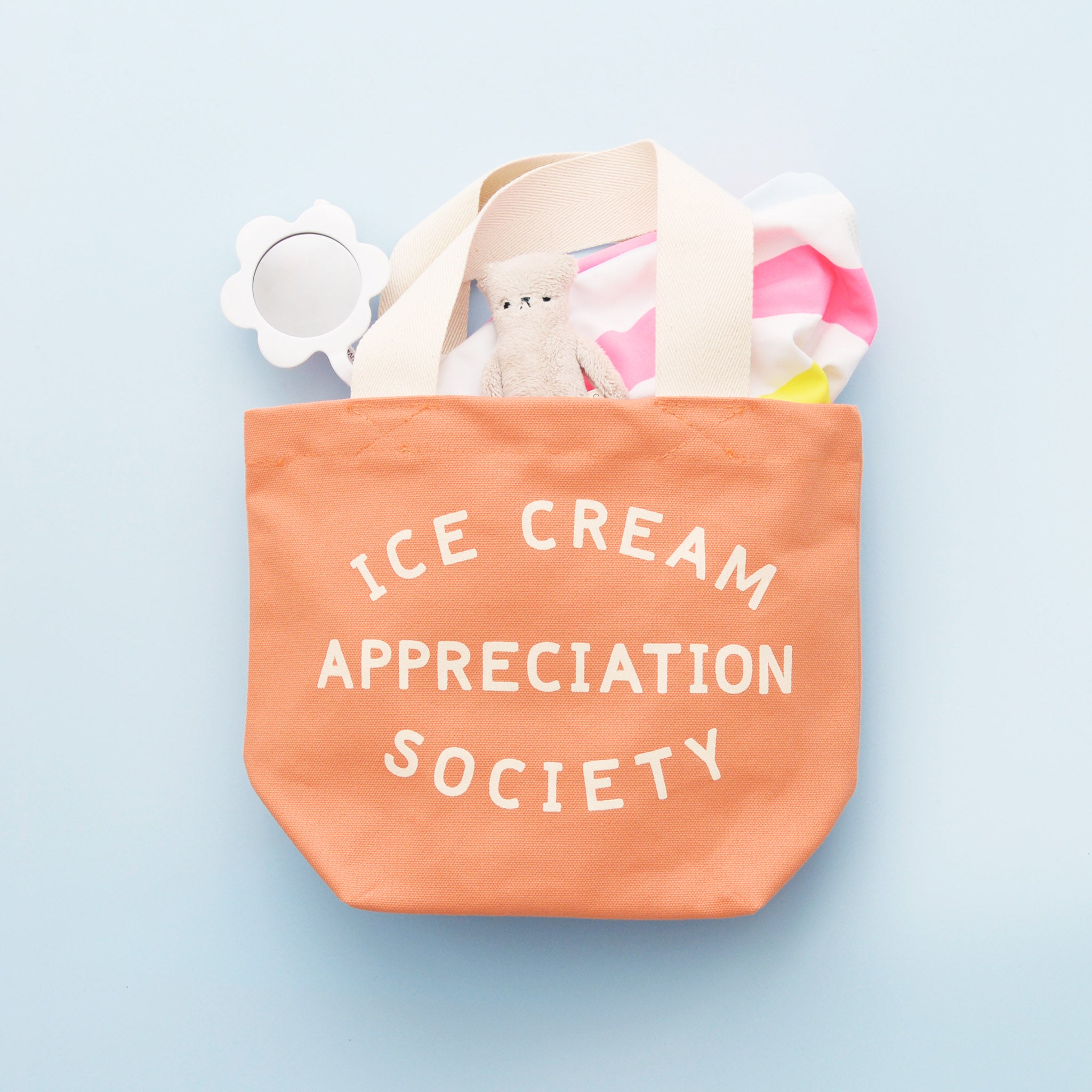 Ice Cream Appreciation Society - Little Peach Bag – Alphabet Bags