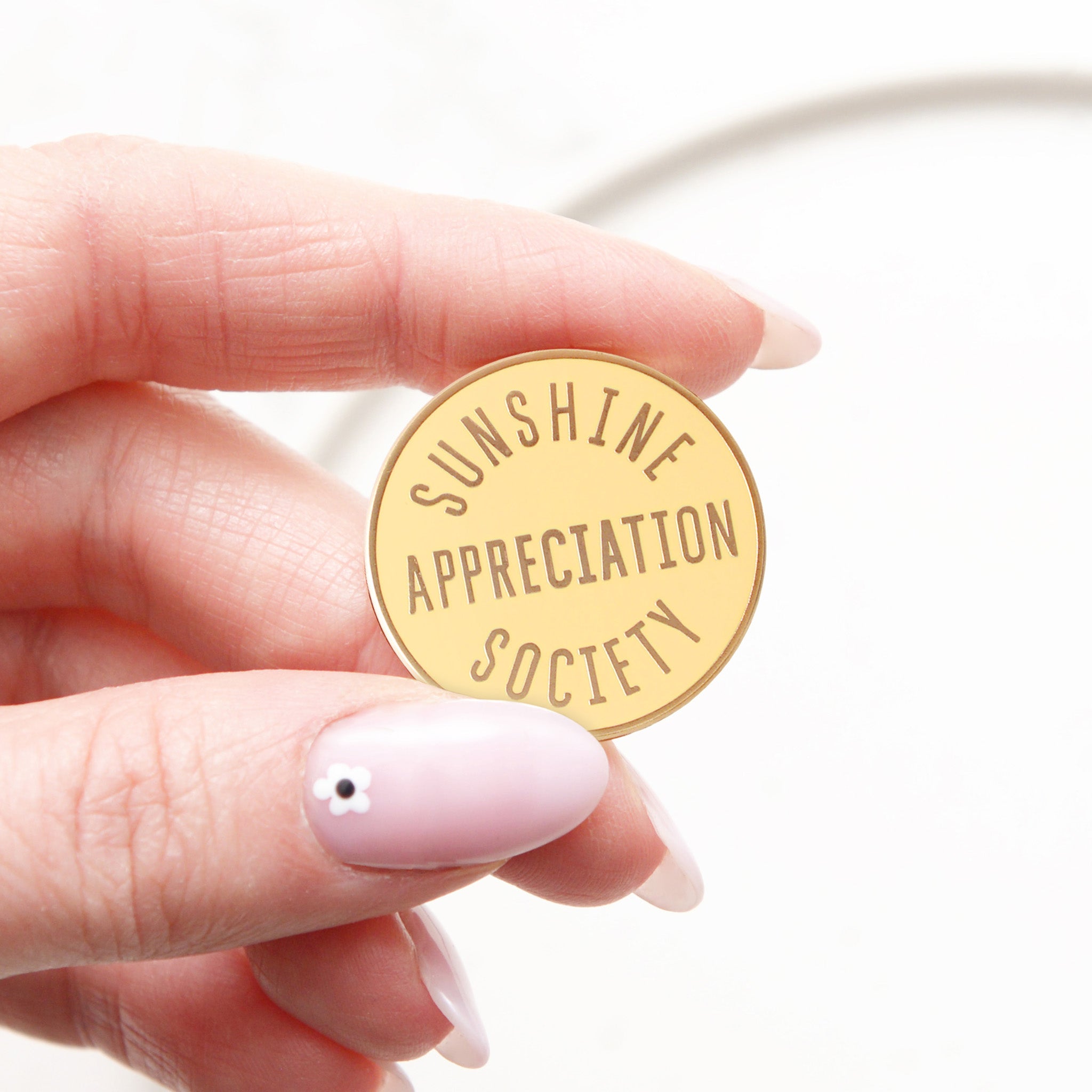 Sunshine Appreciation Society - Enamel Pin – Alphabet Bags