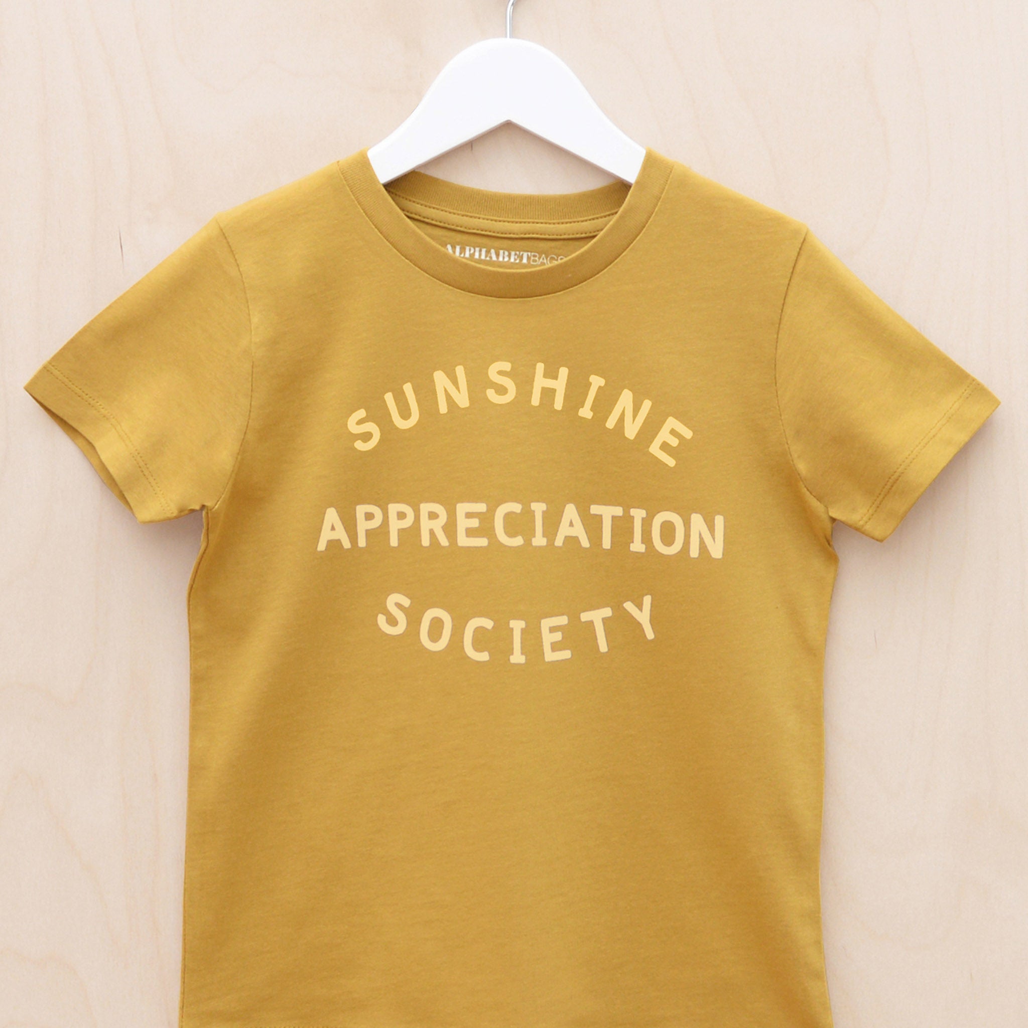 Sunshine Appreciation Society - Kid's T-shirt – Alphabet Bags