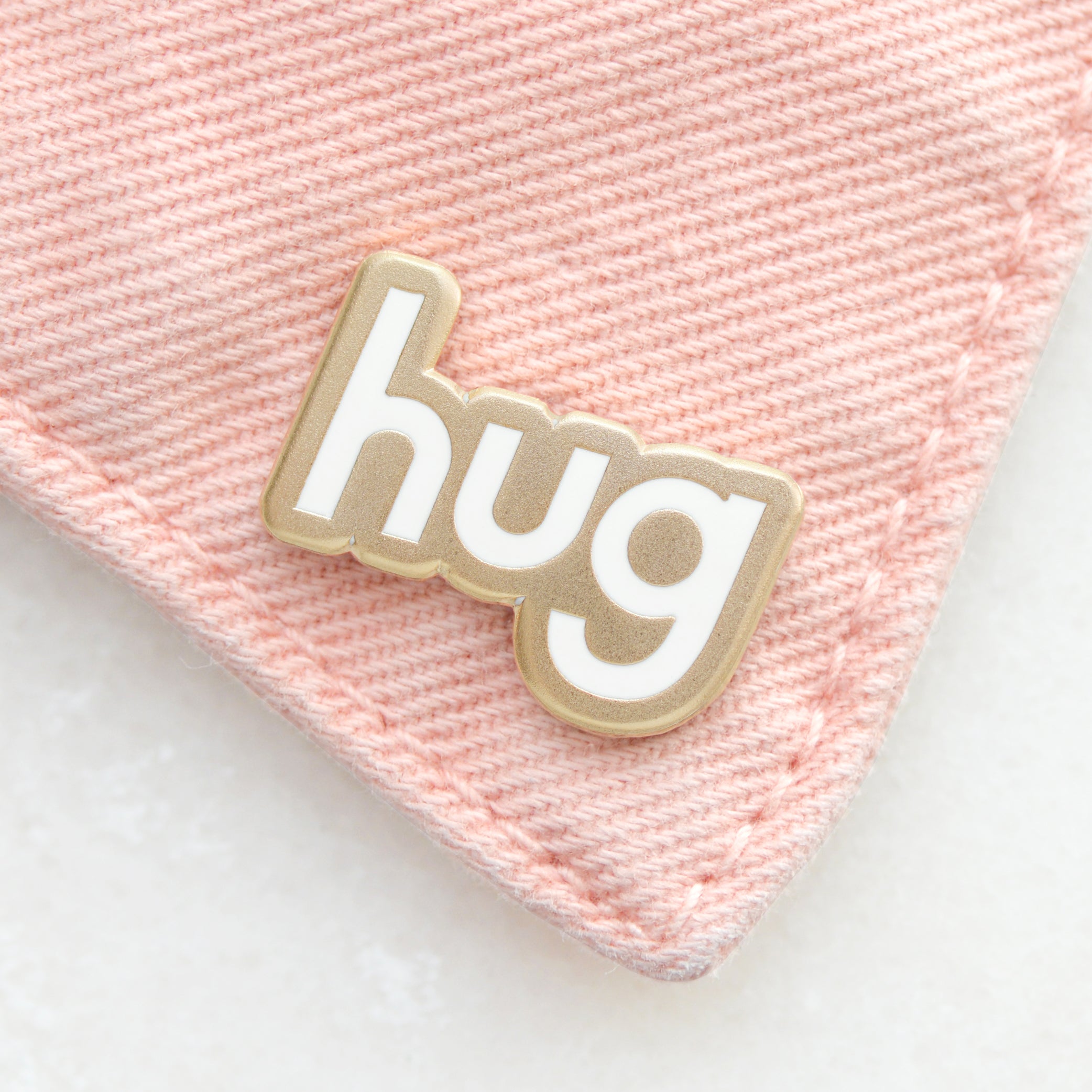 Hug - Enamel Pin – Alphabet Bags
