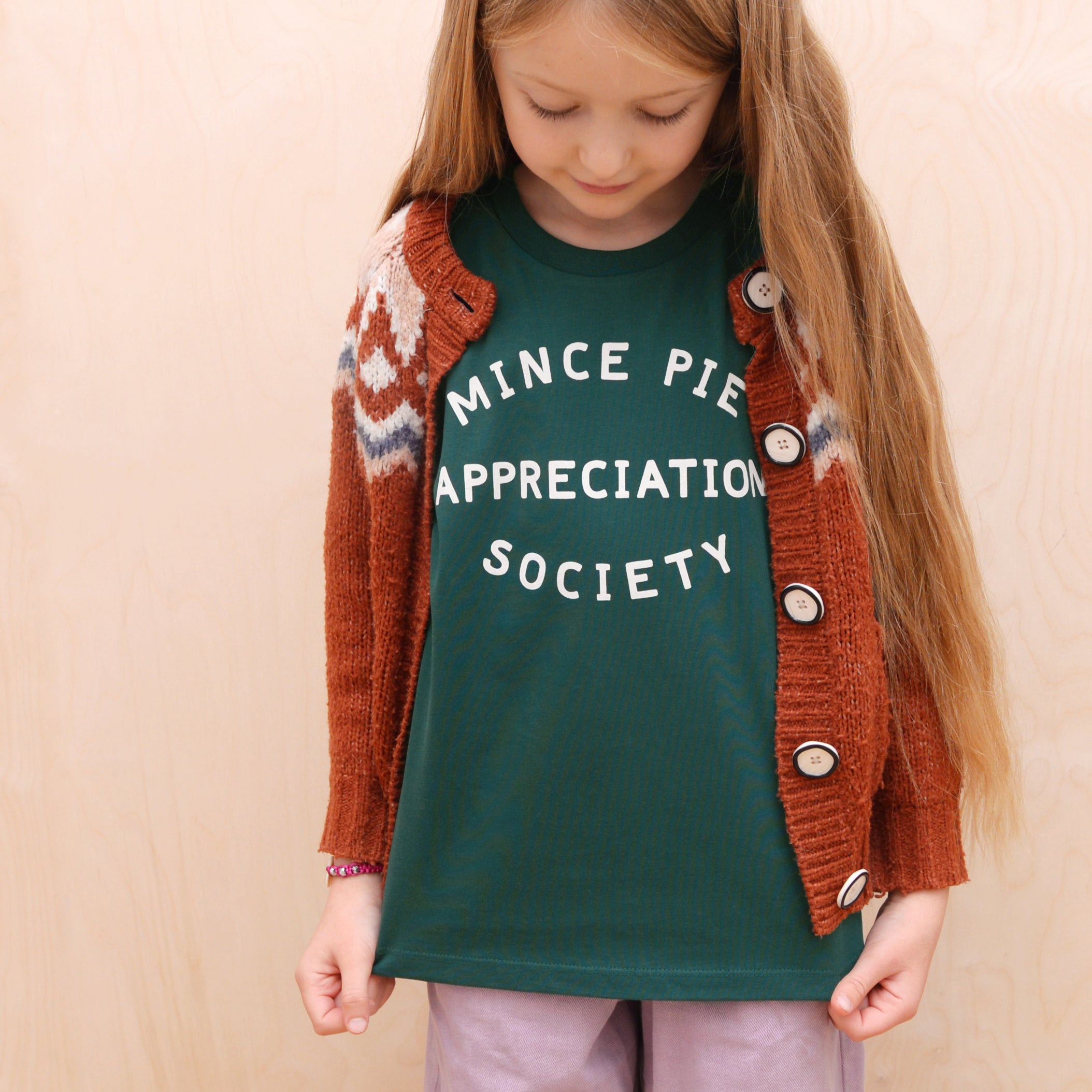 Mince Pie Appreciation Society - Kid's T-Shirt – Alphabet Bags