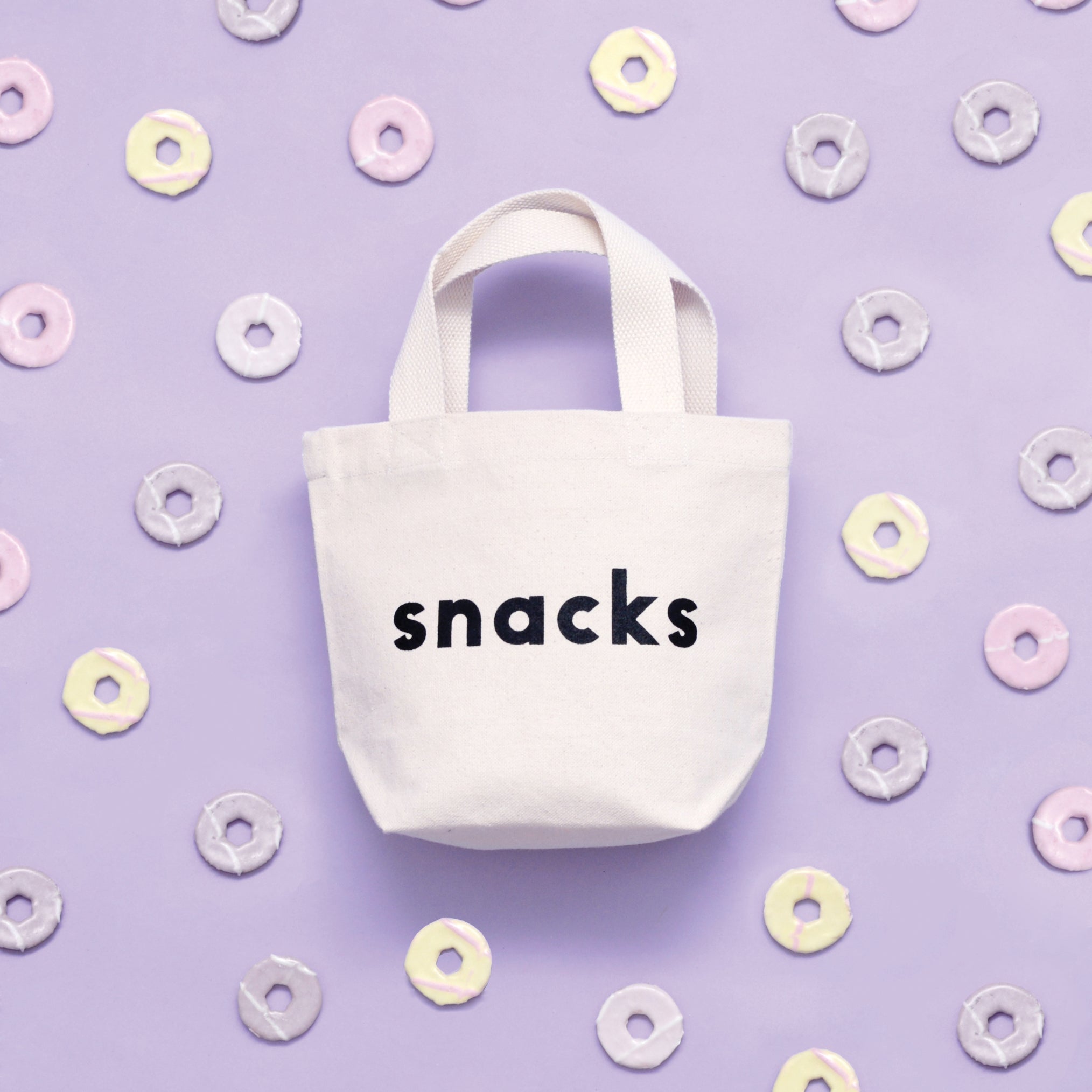 Snacks - Little Canvas Bag – Alphabet Bags