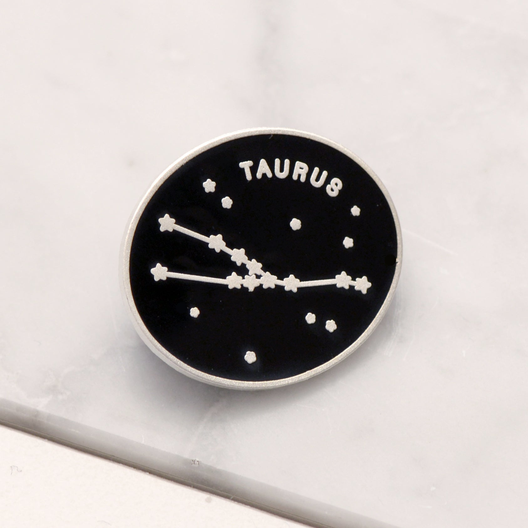 Taurus - Enamel Pin – Alphabet Bags
